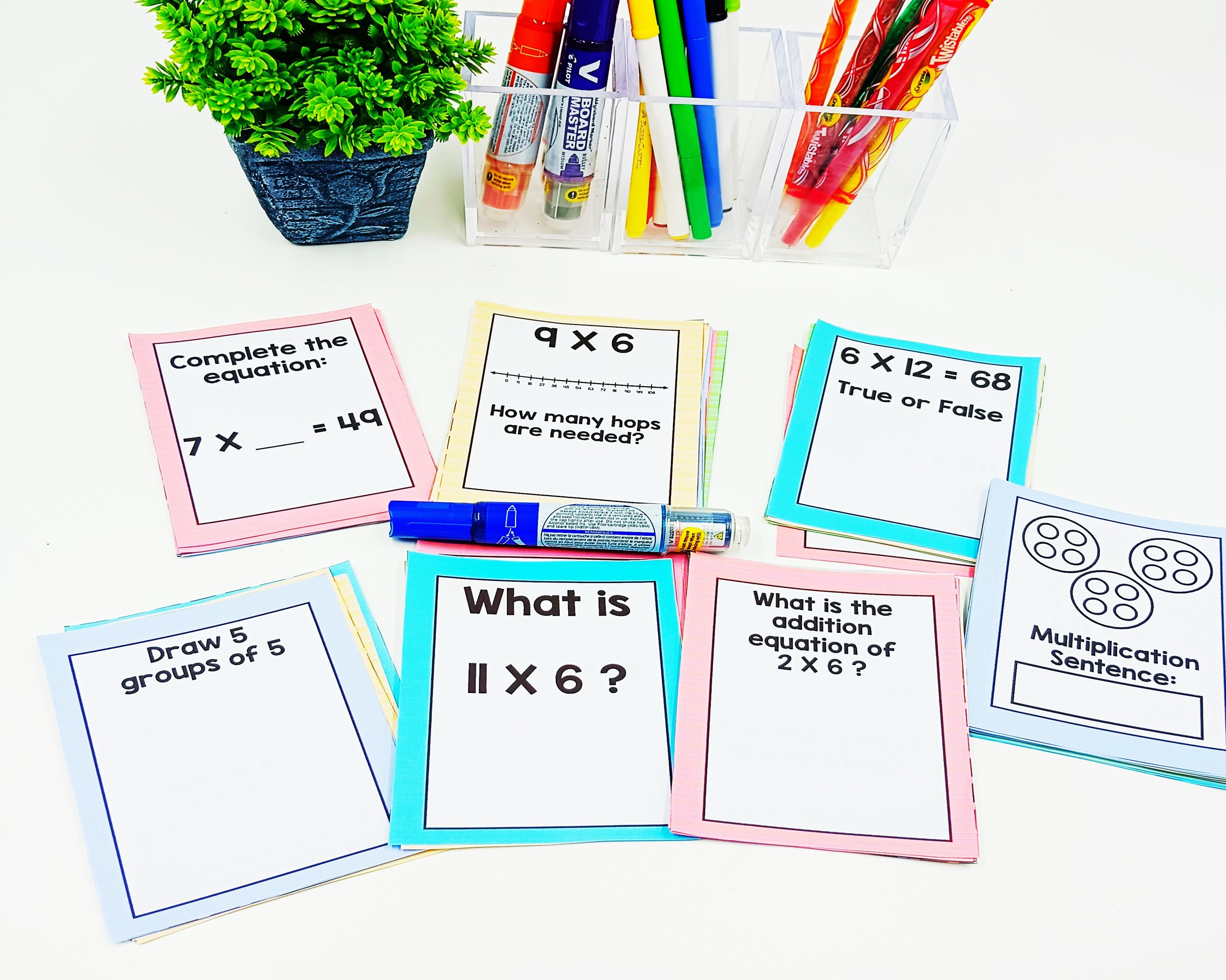 Multiplication 1-12 Task Cards - Etsy
