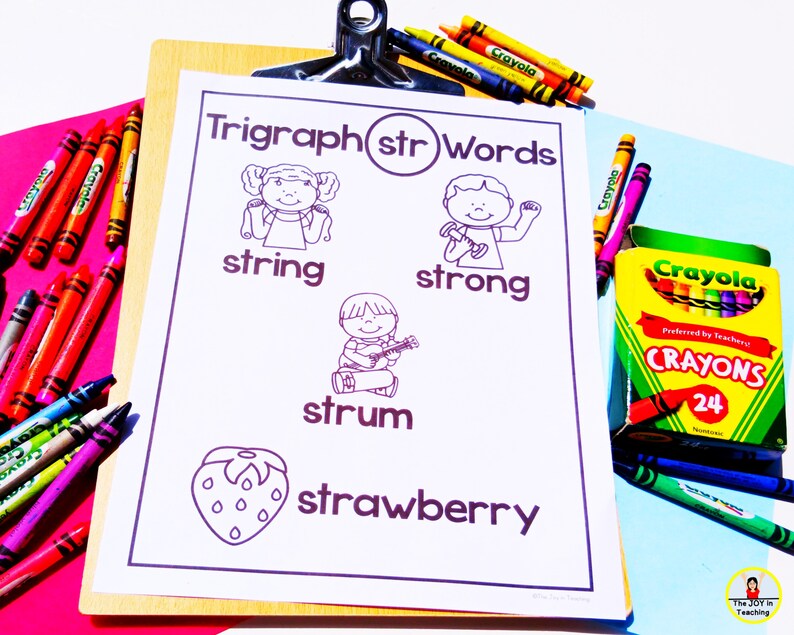 Trigraph Coloring Pages - Etsy
