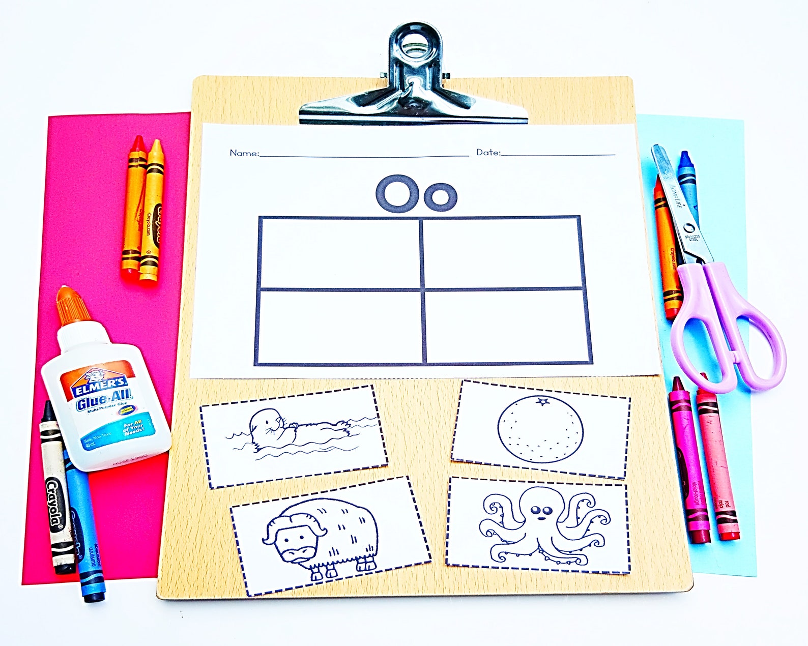 Beginning Sounds Cut and Paste - Etsy