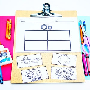 Beginning Sounds Cut and Paste - Etsy