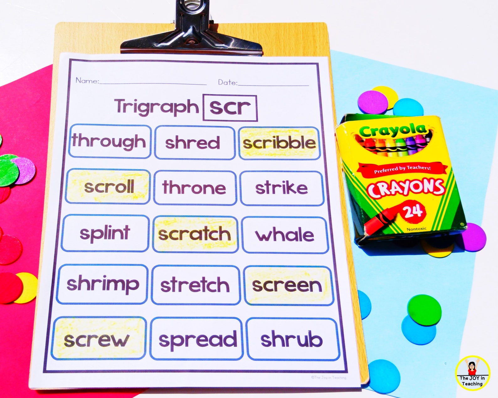 Trigraph Word Hunt Worksheet - Etsy