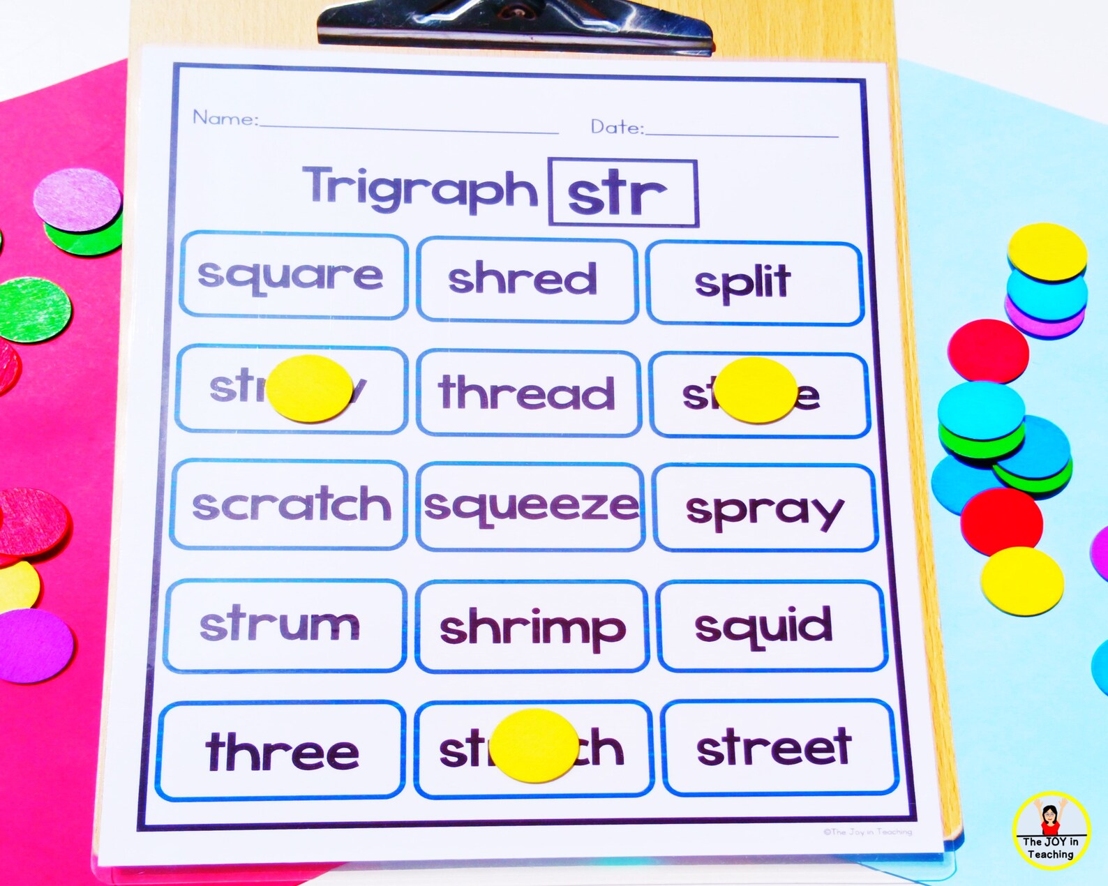 Trigraph Word Hunt Worksheet - Etsy