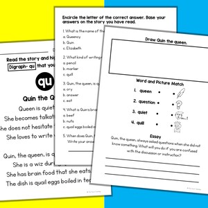 Digraph Reading Comprehension Passage - Etsy