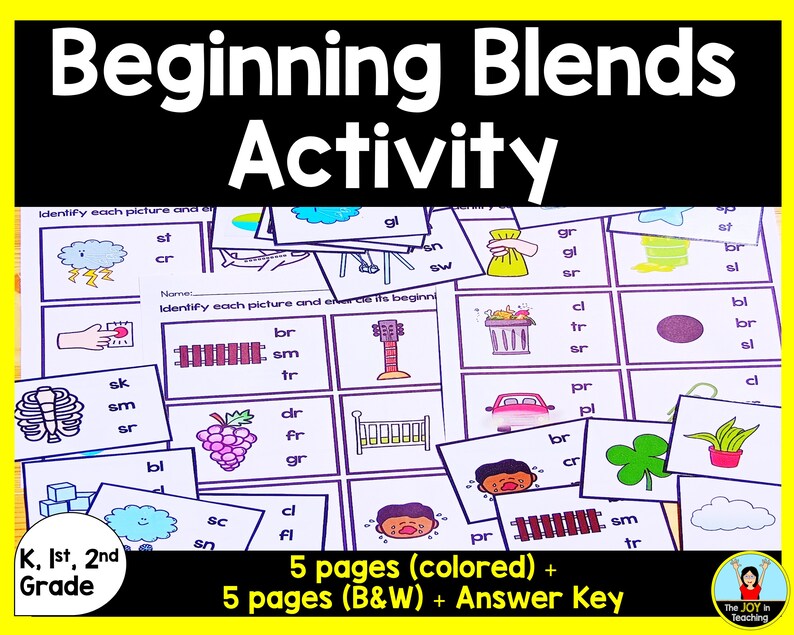 Beginning Blends Activity - Etsy