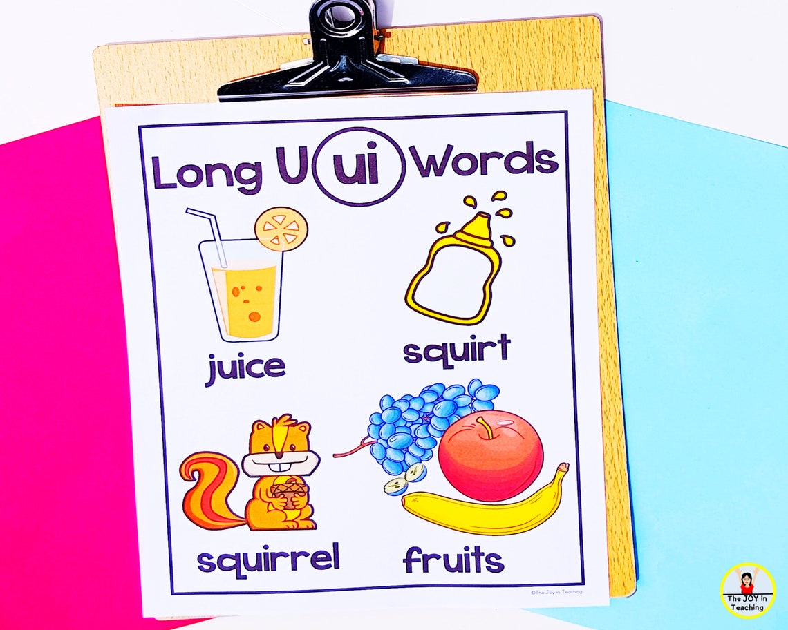 Long Vowel Posters - Etsy