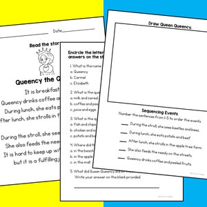 Second Grade Reading Comprehension Passages - Etsy