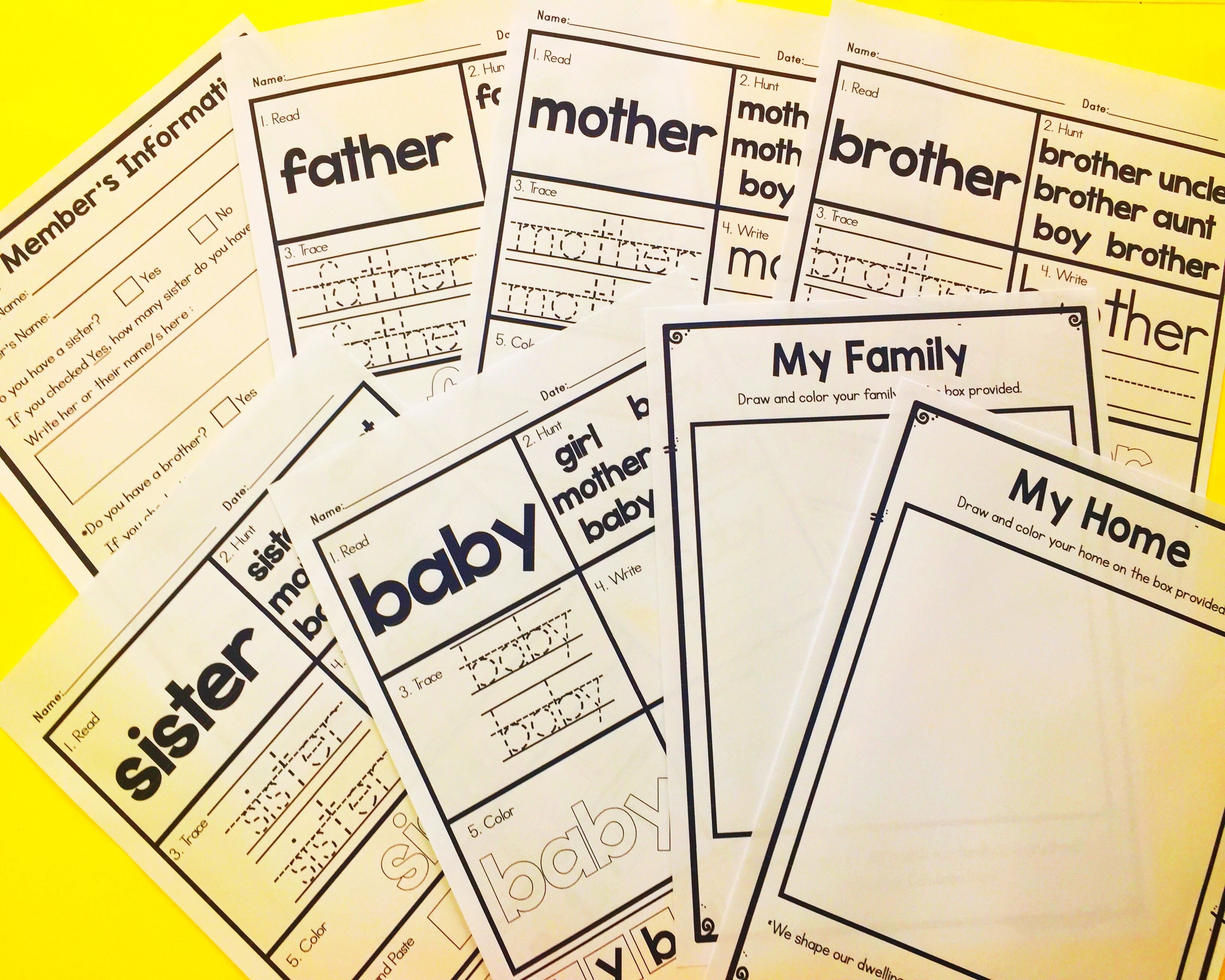 All About Me Activity for Kindergarten and First Grade - Etsy