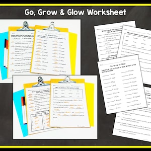 Go, Grow and Glow Foods Activity - Etsy