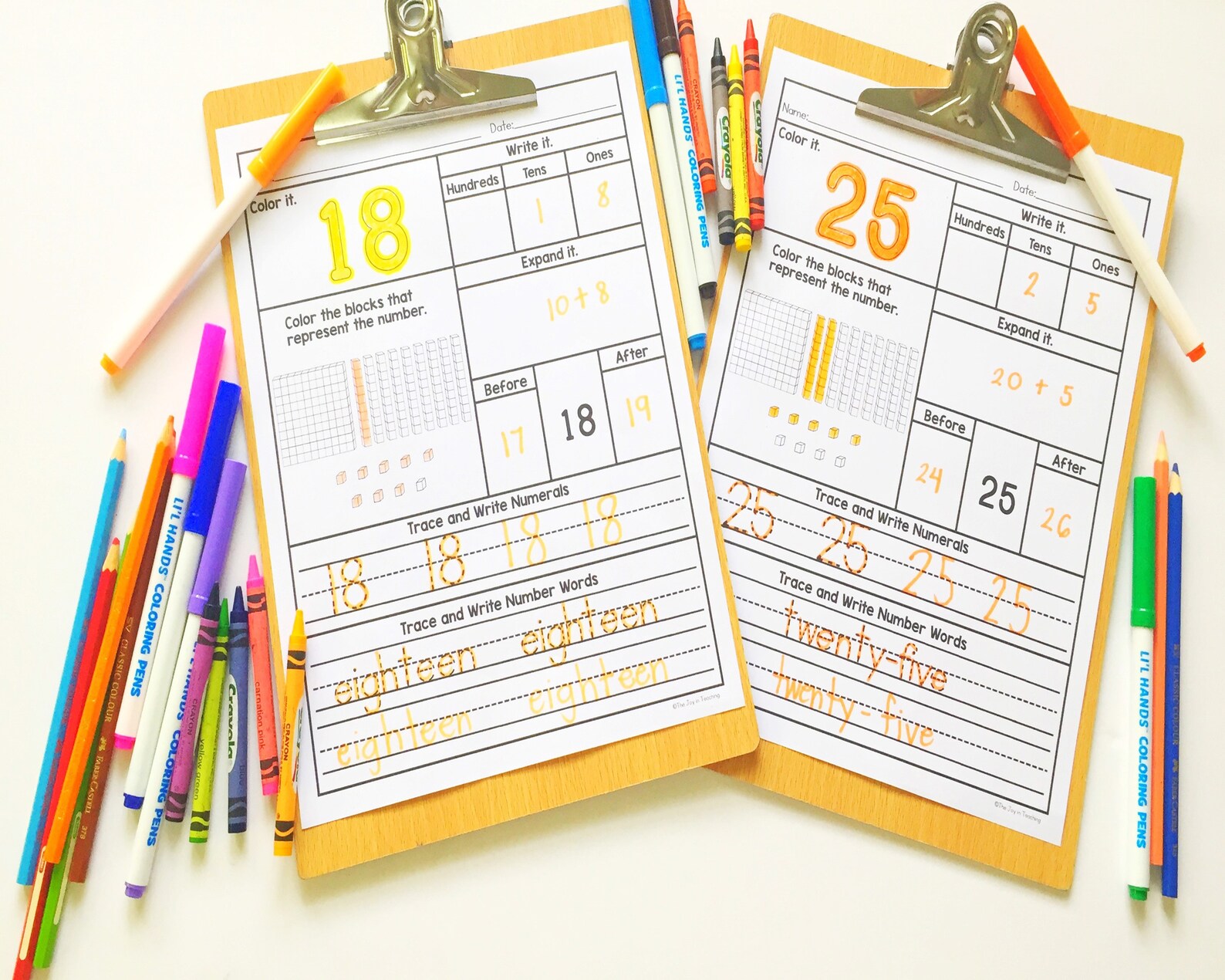 Number Sense Numbers 1-120 Worksheet - Etsy