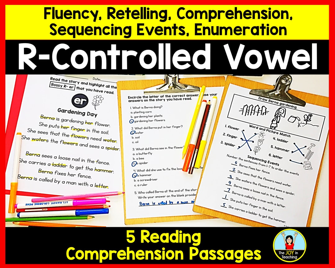 R-controlled Vowel Reading Comprehension Passage - Etsy