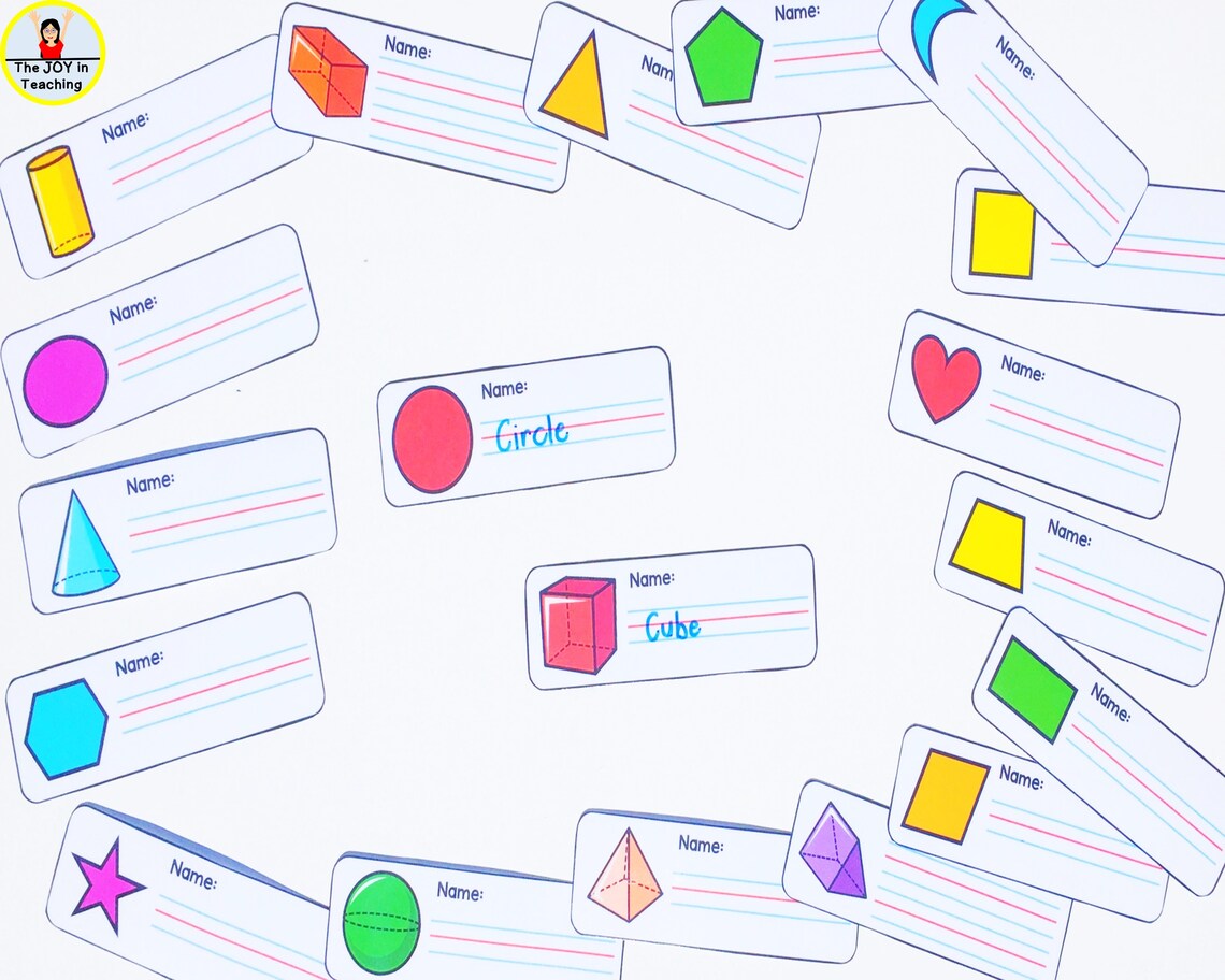 2D and 3D Shapes Task Cards - Etsy