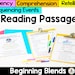 Beginning Blends Reading Comprehension Passage - Etsy