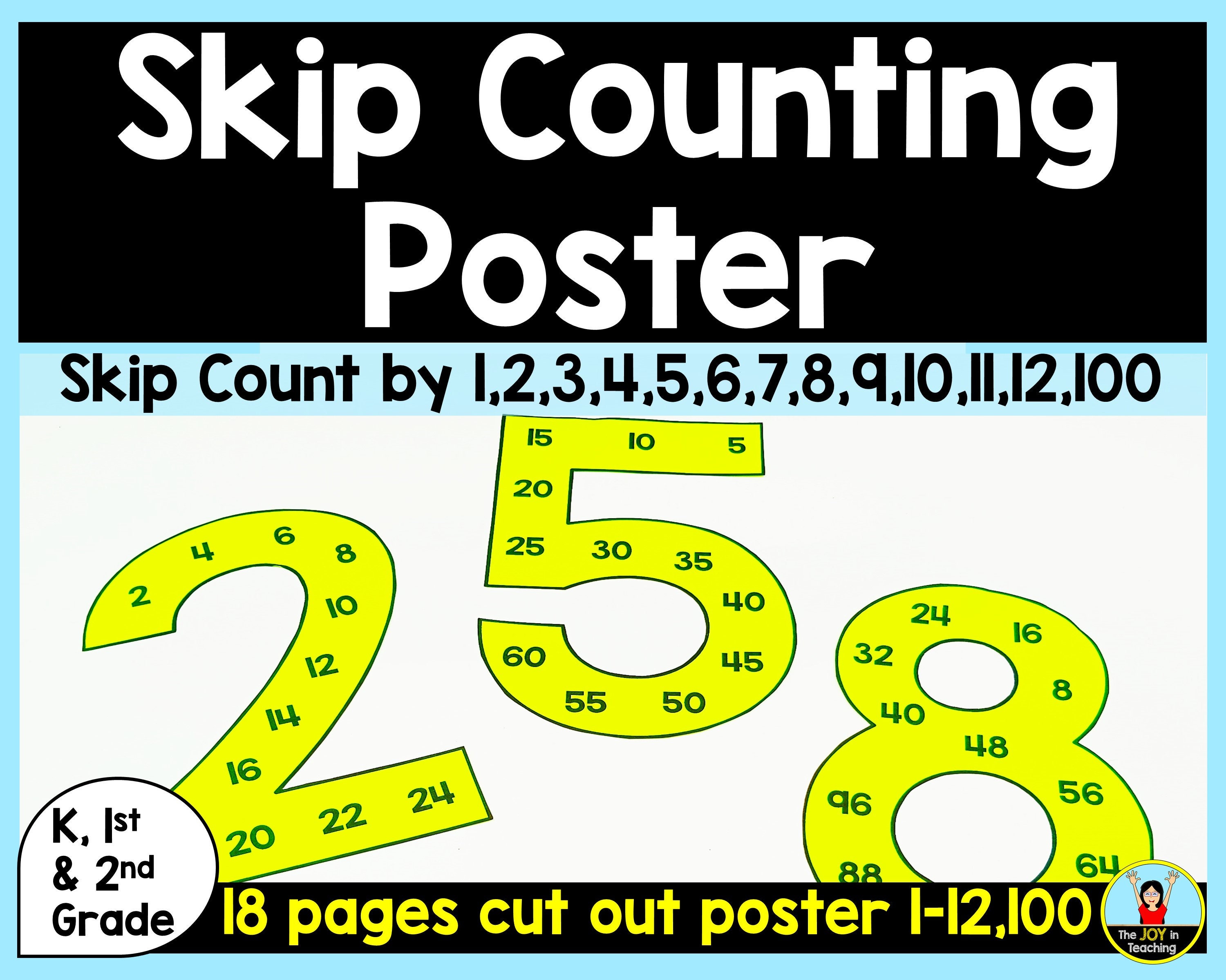 Skip Counting Posters - Etsy