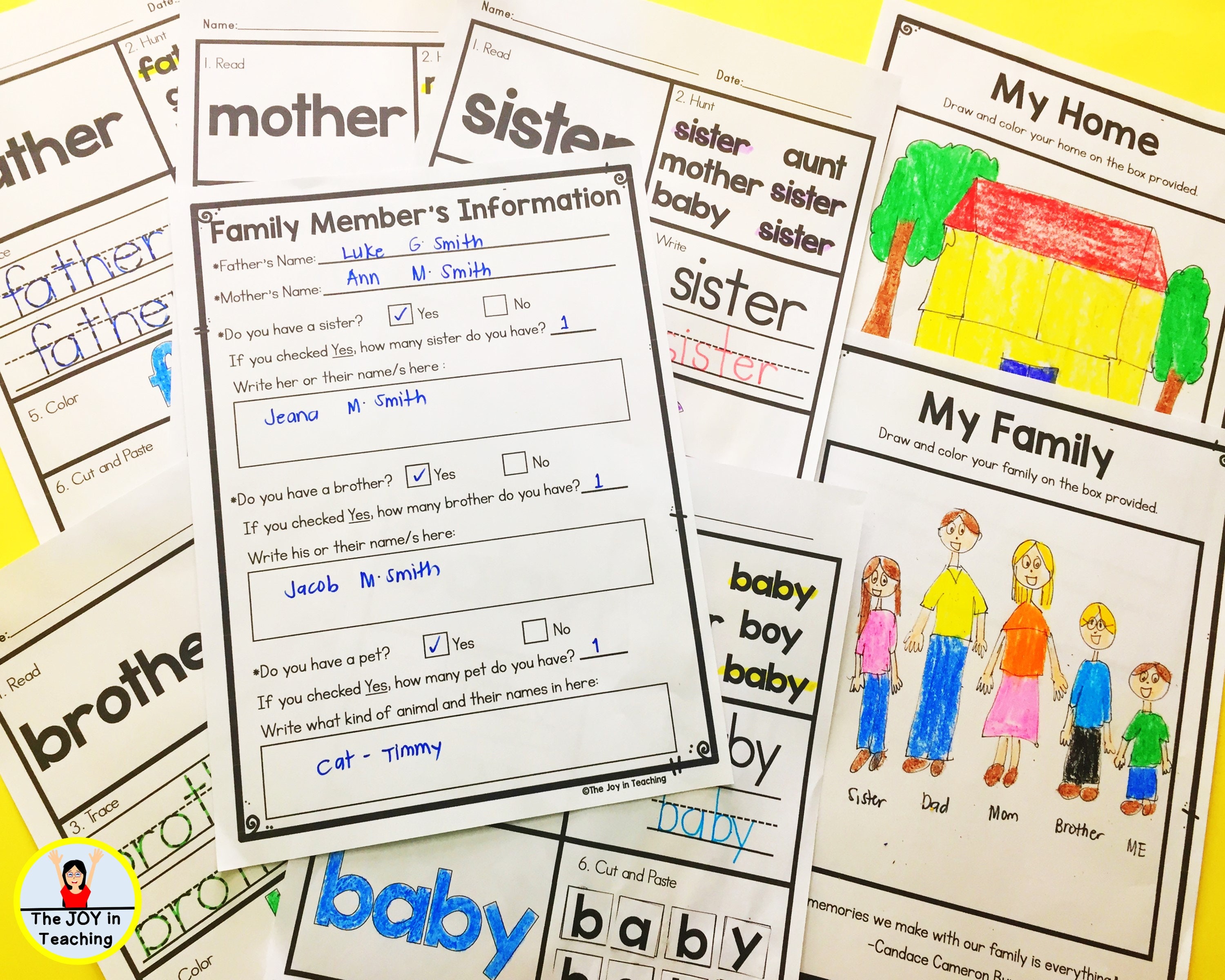 All About Me Activity for Kindergarten and First Grade - Etsy