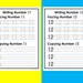 Numbers 0-20 Tracing and Writing Worksheet - Etsy