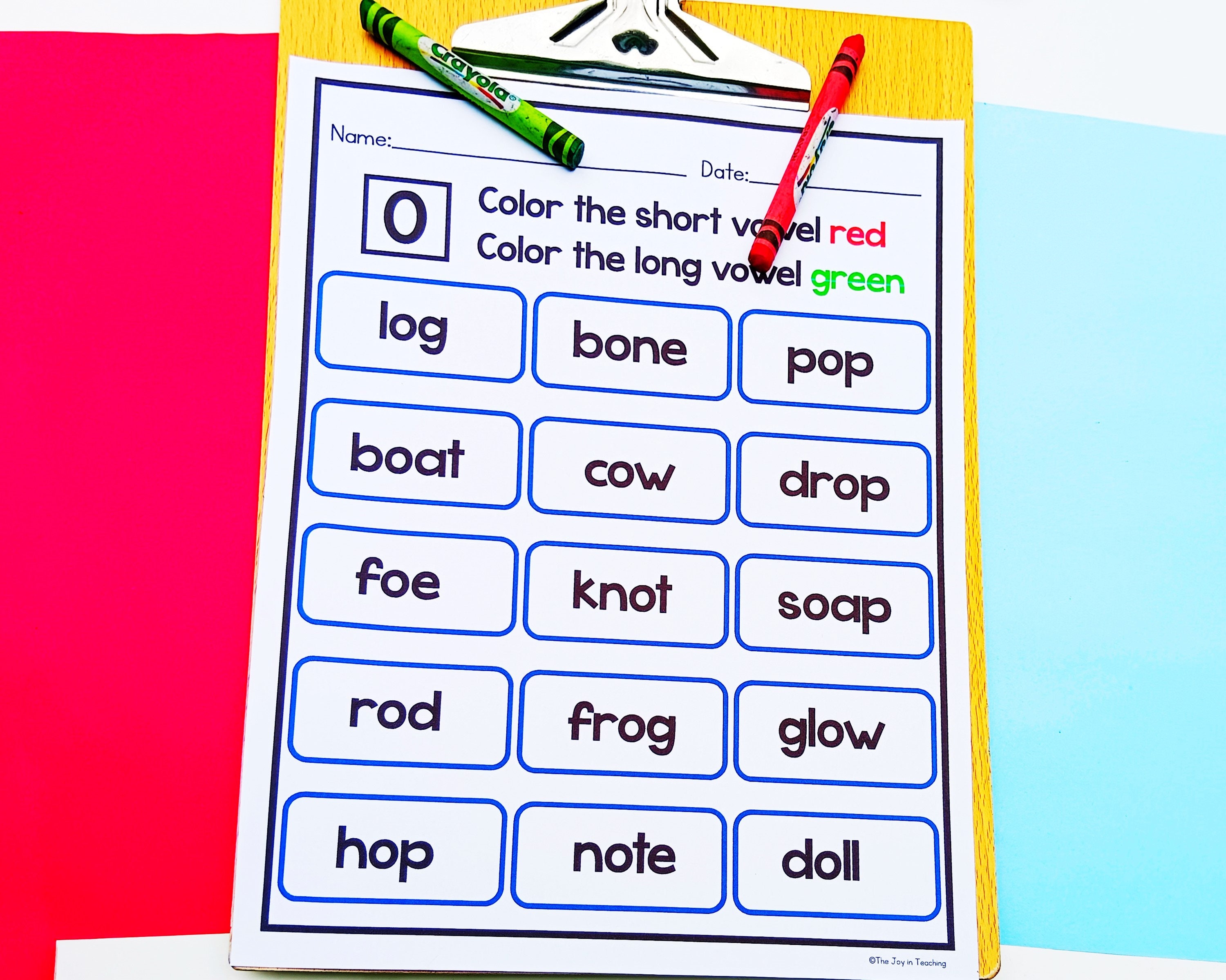 Short Vowel and Long Vowel Word Hunt - Etsy