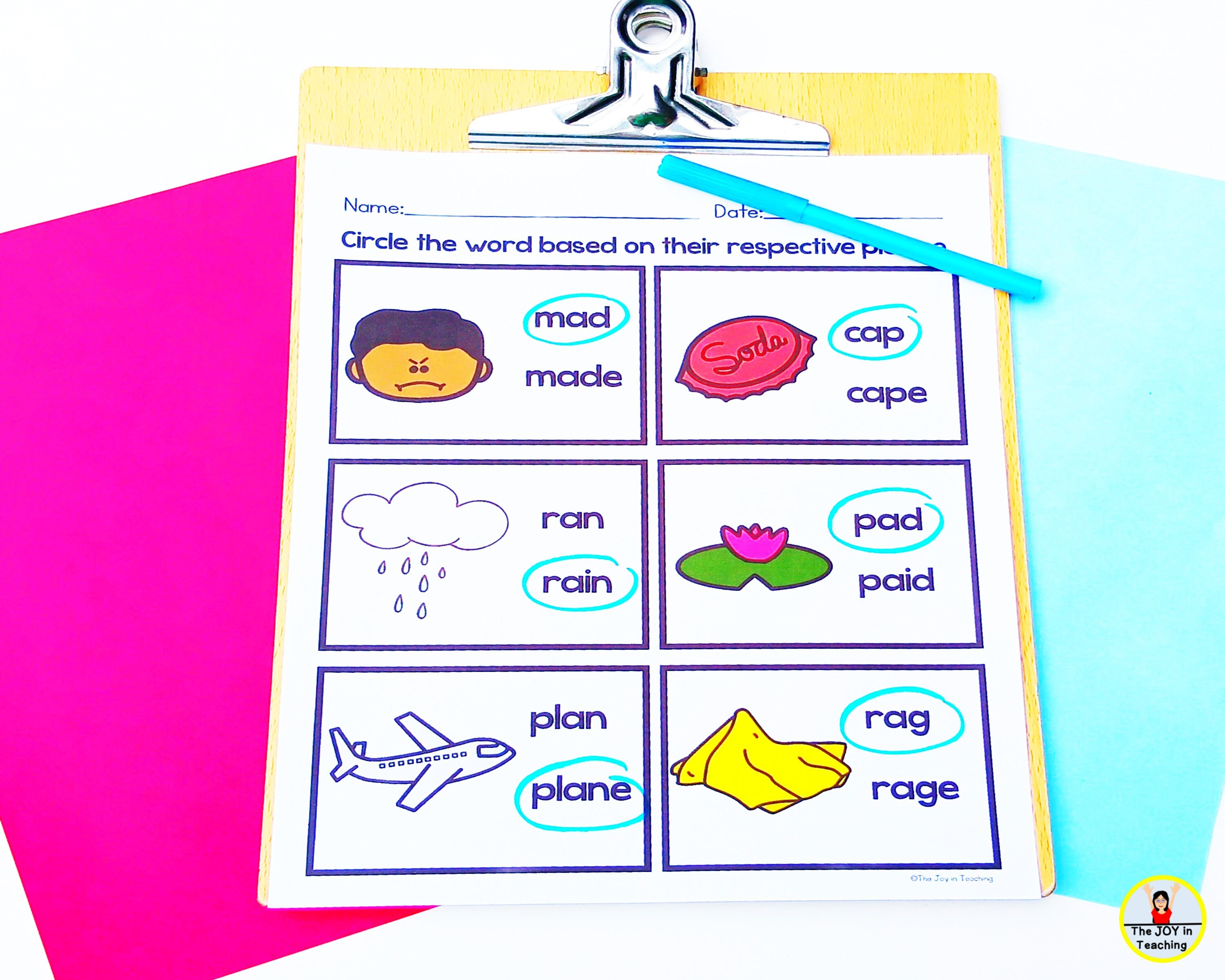 Short Vowel and Long Vowel Identification - Etsy