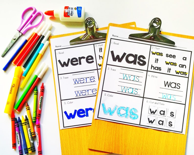 25 Sight Words Worksheet-sight Words Fluency Printable - Etsy