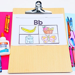 Beginning Sounds Cut and Paste - Etsy