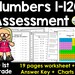 Numbers 1-120 Assessment Worksheet - Etsy