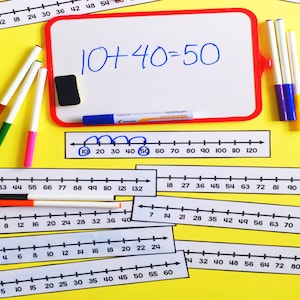 Skip Counting Number Line (Instant Download) - Etsy