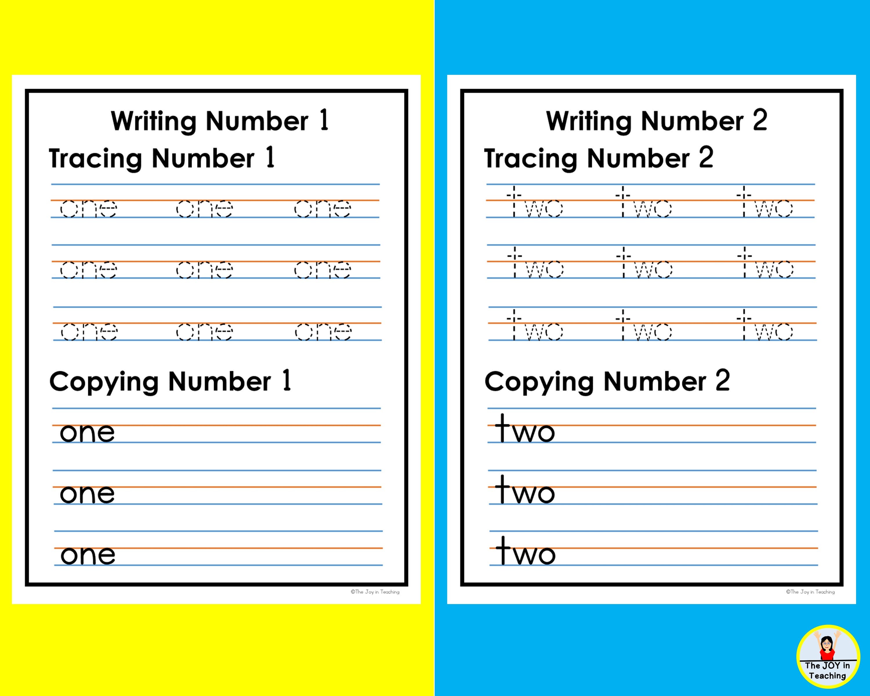Number Words 0-20 Worksheet - Etsy