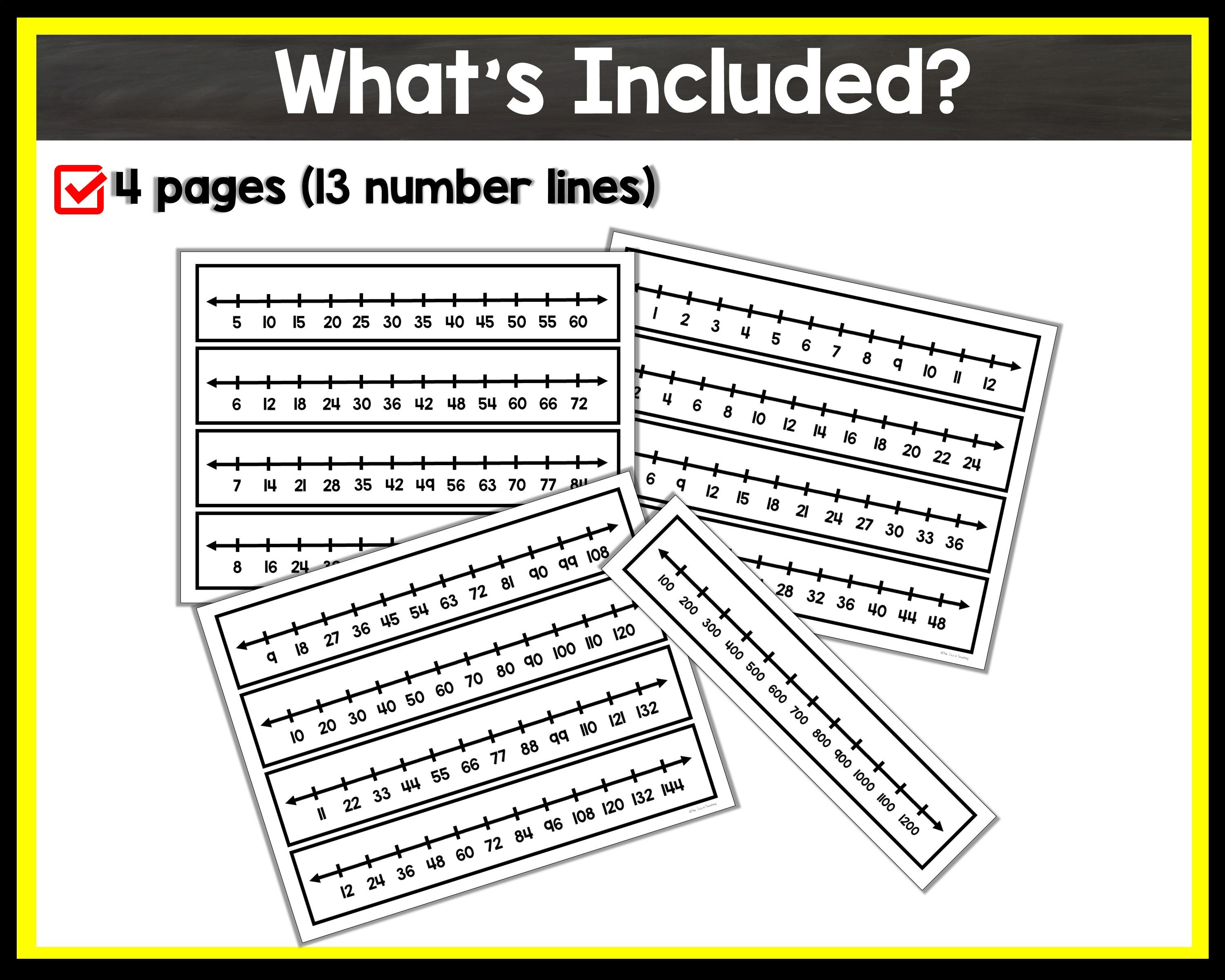 Skip Counting Number Line - Etsy
