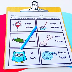 Short Vowel and Long Vowel Identification | Etsy