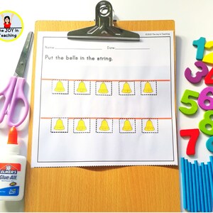 Numbers 1-10 Cut and Paste-number Counting Printable - Etsy