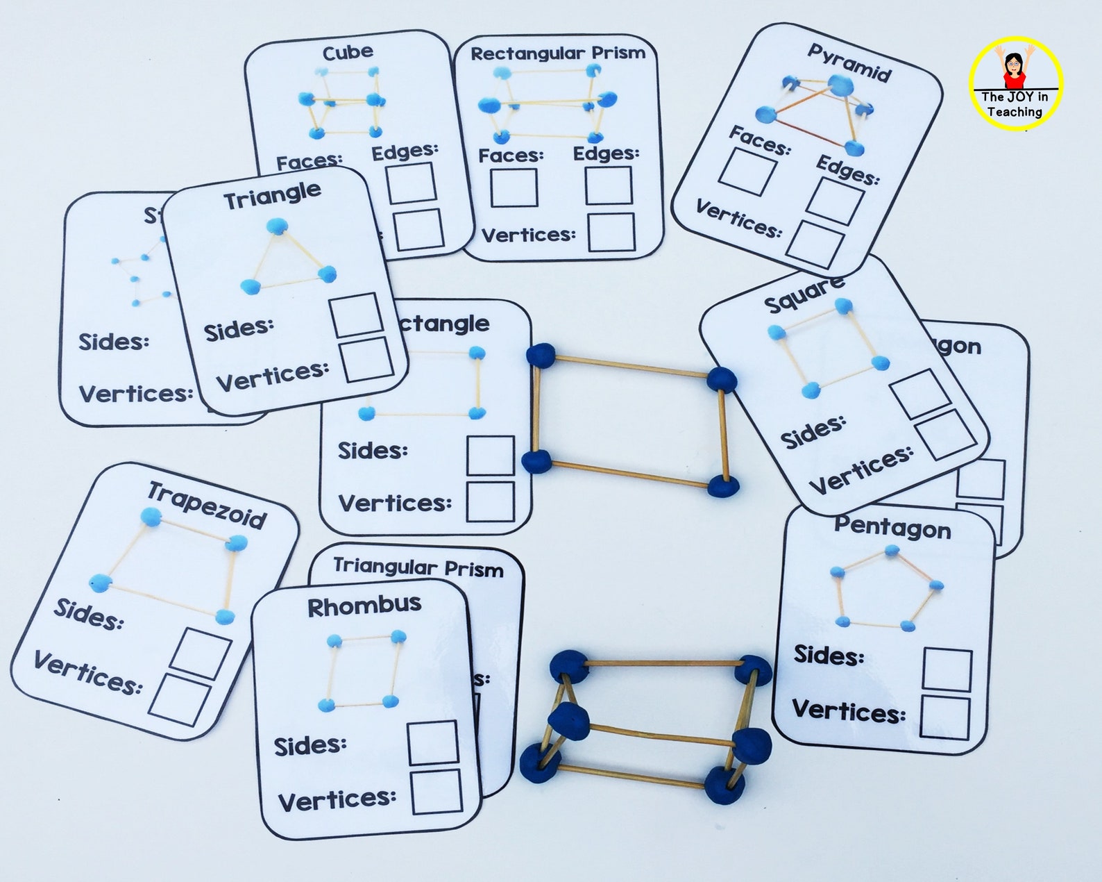 Building 2D and 3D Shapes Activity - Etsy