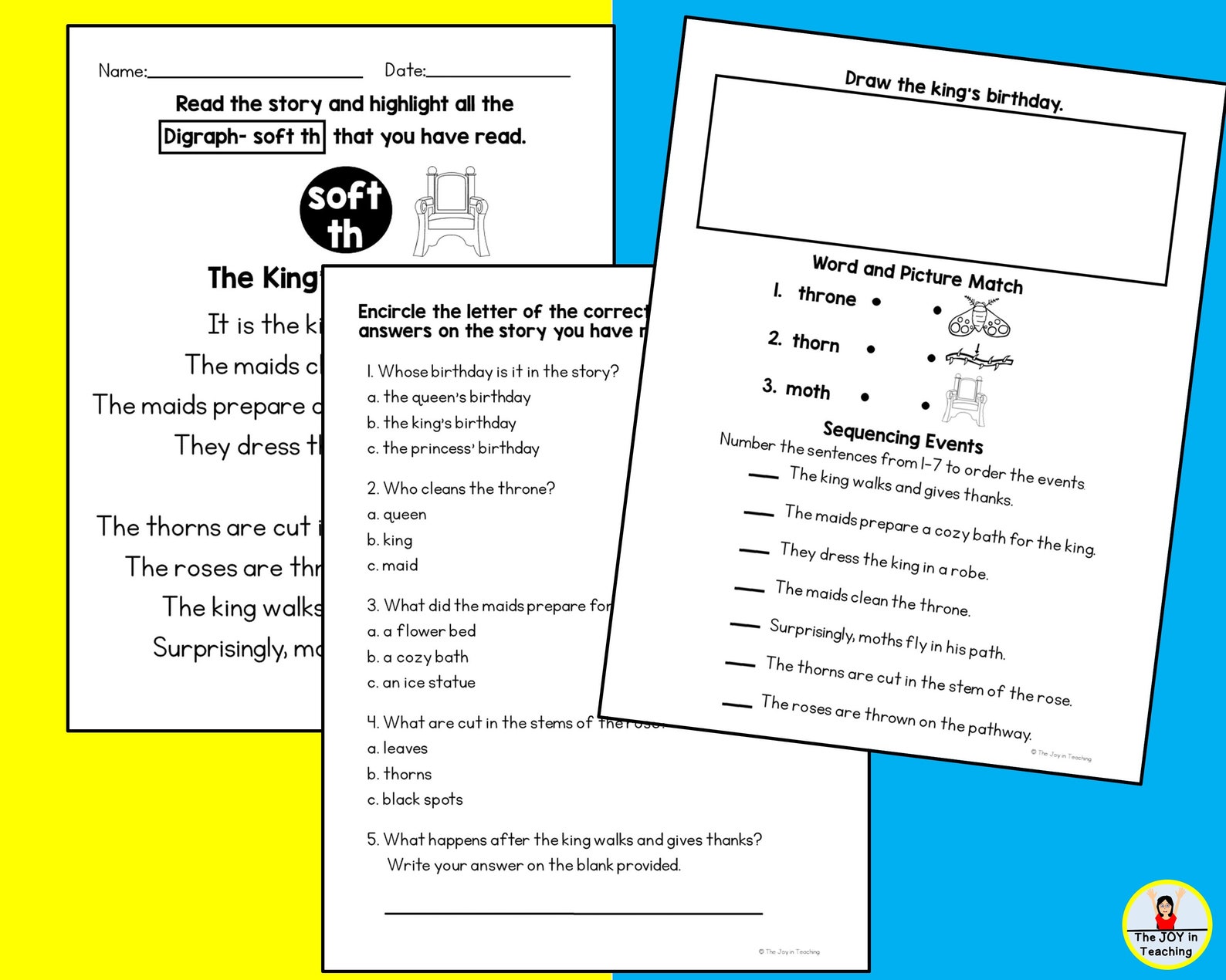 Digraph Reading Comprehension Passage - Etsy