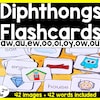 Diphthong Flashcards for Kids: Reading & Matching (PDF) - Etsy