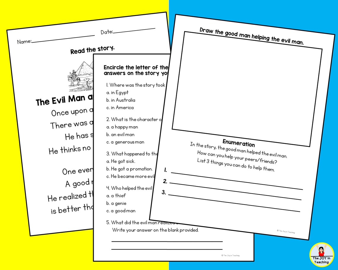 Second Grade Reading Comprehension Passages - Etsy