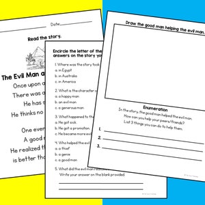 Second Grade Reading Comprehension Passages - Etsy