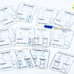 Building 2D and 3D Shapes Activity - Etsy