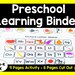 Preschool Learning Binder - Toddler Learning Binder Printable - Etsy
