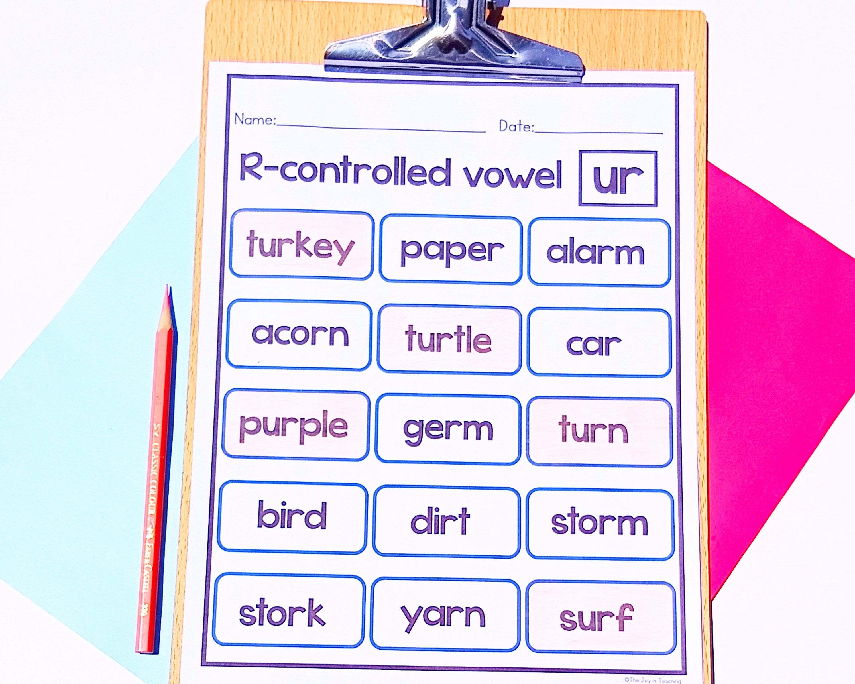 R-controlled Vowel Word Hunt Bossy R Word Hunt - Etsy
