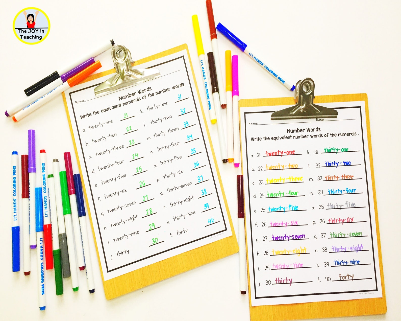 Number Words Numbers 1-120 Worksheet - Etsy