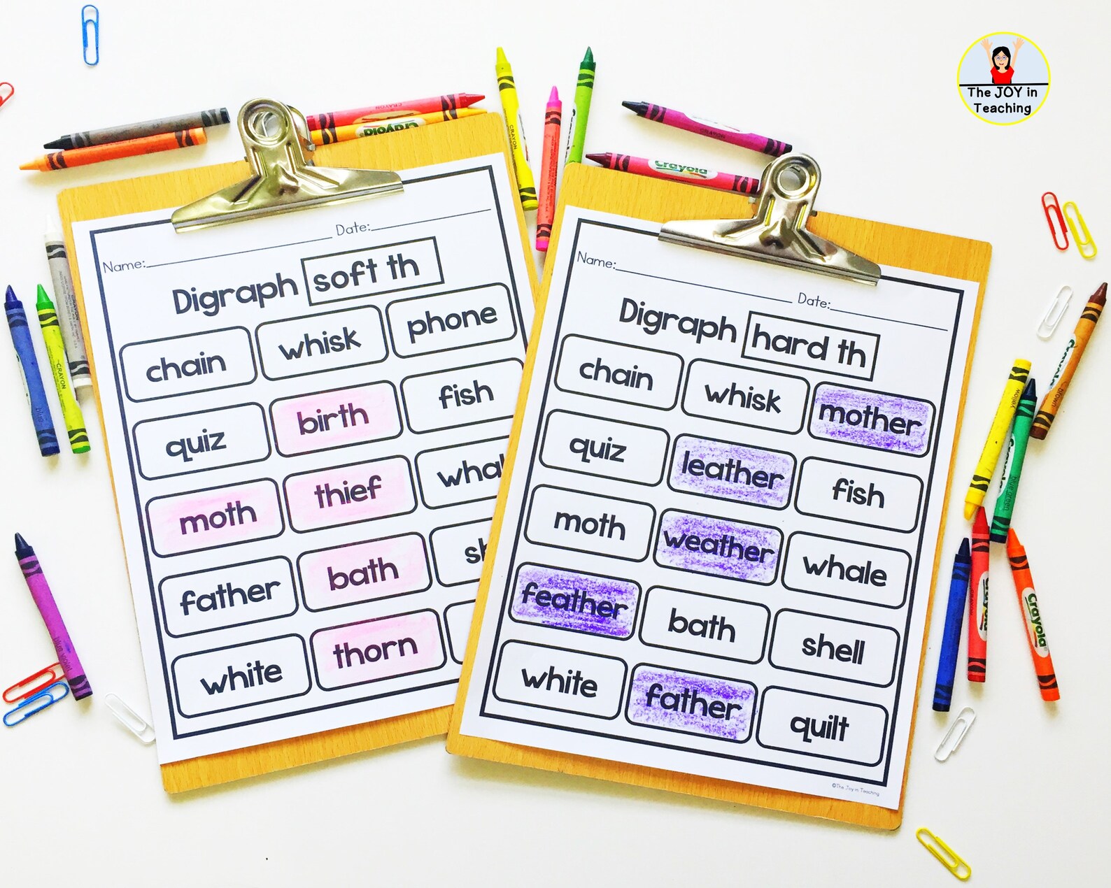 Digraph Word Hunt Worksheet - Etsy