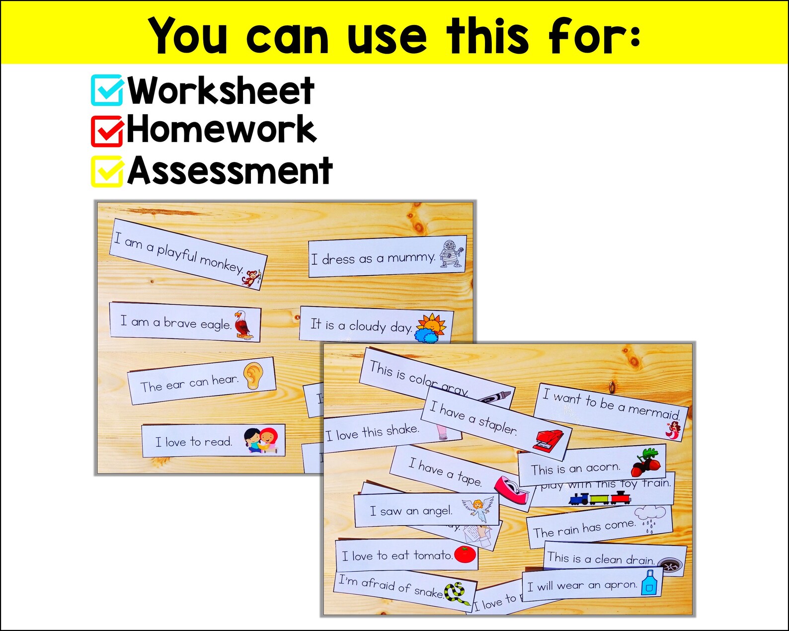 Long Vowel Sentence Flashcards - Etsy Canada