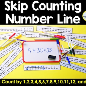 Skip Counting Number Line (Instant Download) - Etsy