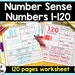 Number Sense Numbers 1-120 Worksheet - Etsy