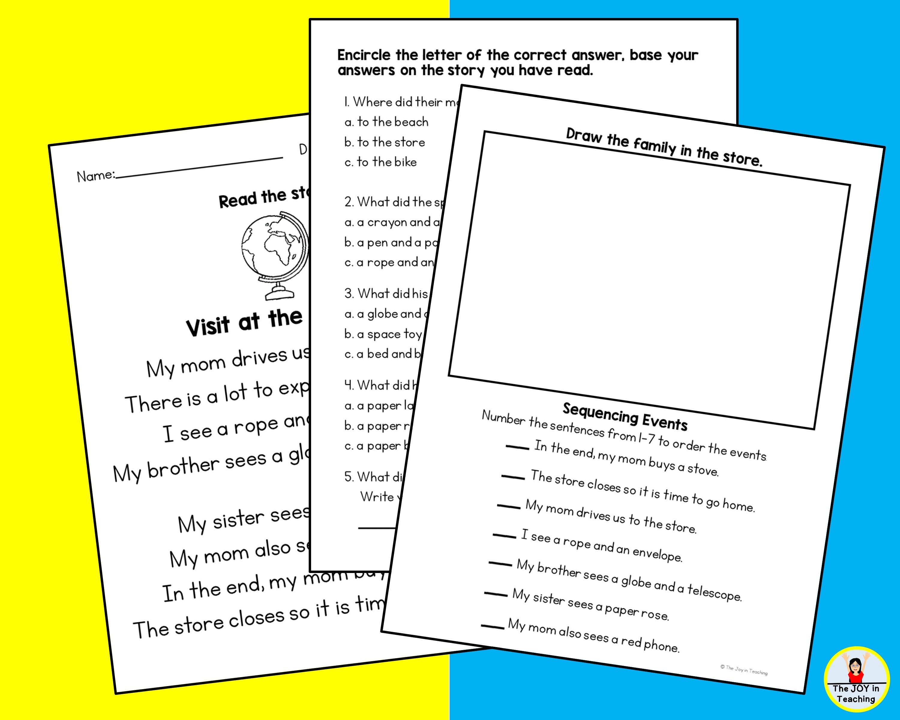 Second Grade Reading Comprehension Passages - Etsy