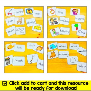 Digraph Flashcards - Etsy