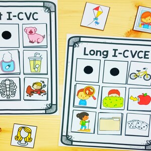 CVC and CVCE Sorting Activity - Etsy