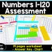 Numbers 1-120 Assessment Worksheet - Etsy