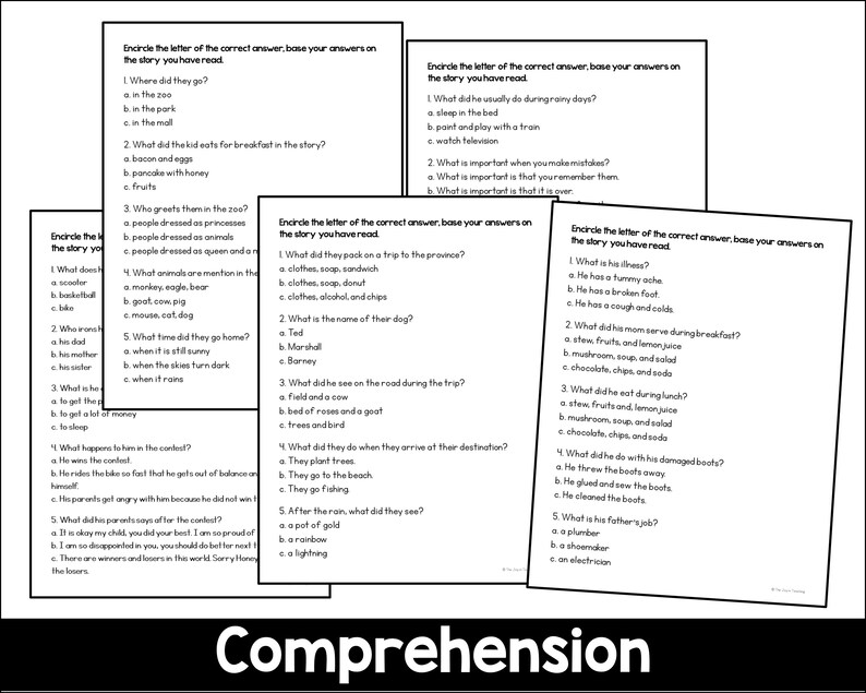 Long Vowel Reading Comprehension Passage - Etsy