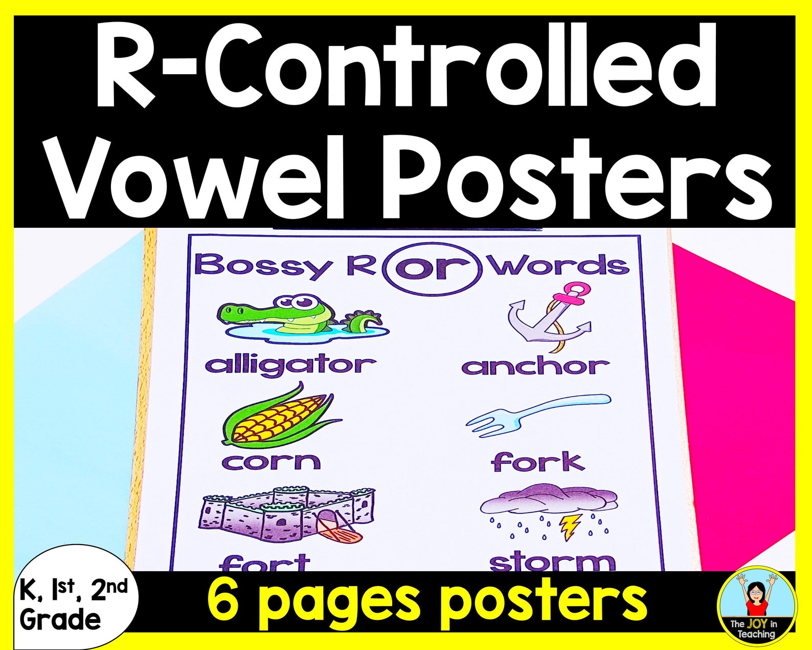R-controlled Vowel Posters - Bossy R Posters - Etsy