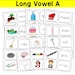 Long Vowel Word and Picture Flashcards - Etsy