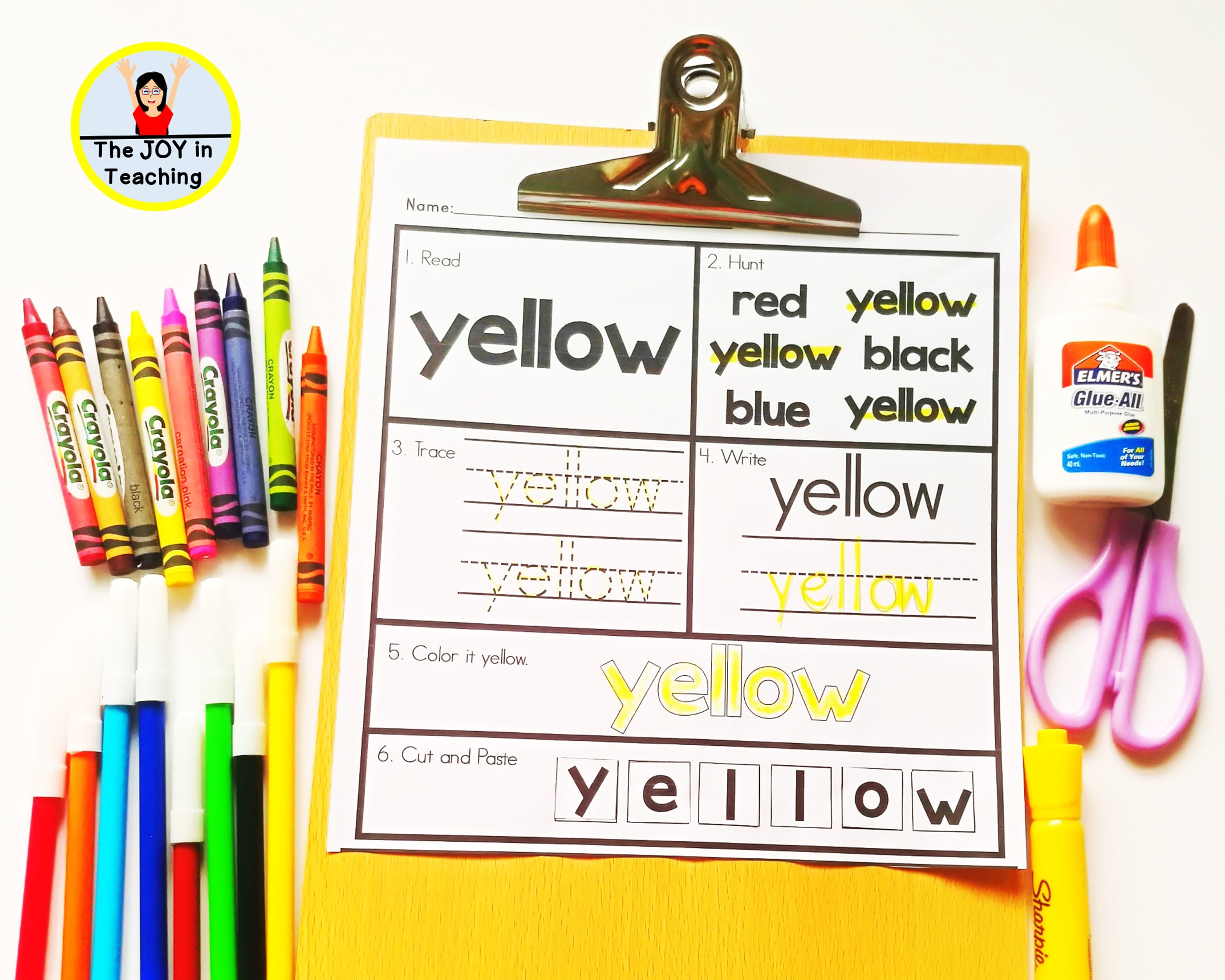 Color Sight Words Worksheet-sight Words Fluency Printable - Etsy